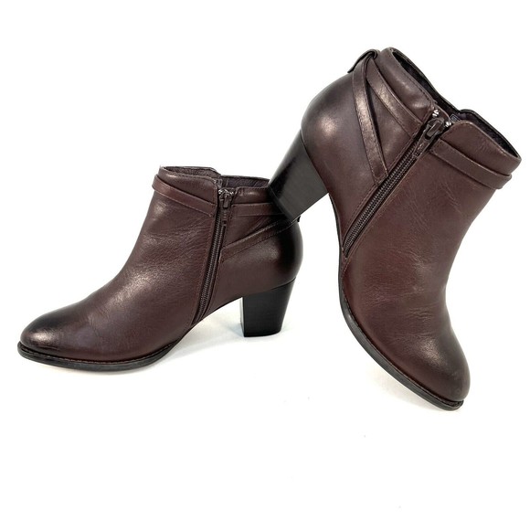 Vionic | Shoes | Womens Vionic 322uptontvw4453 Brown Size Zip Leather ...